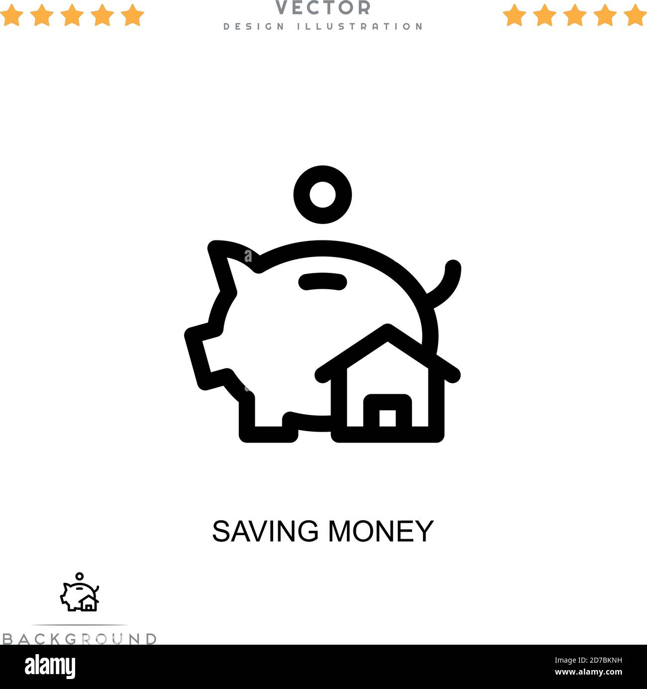 Saving money icon. Simple element from digital disruption collection ...