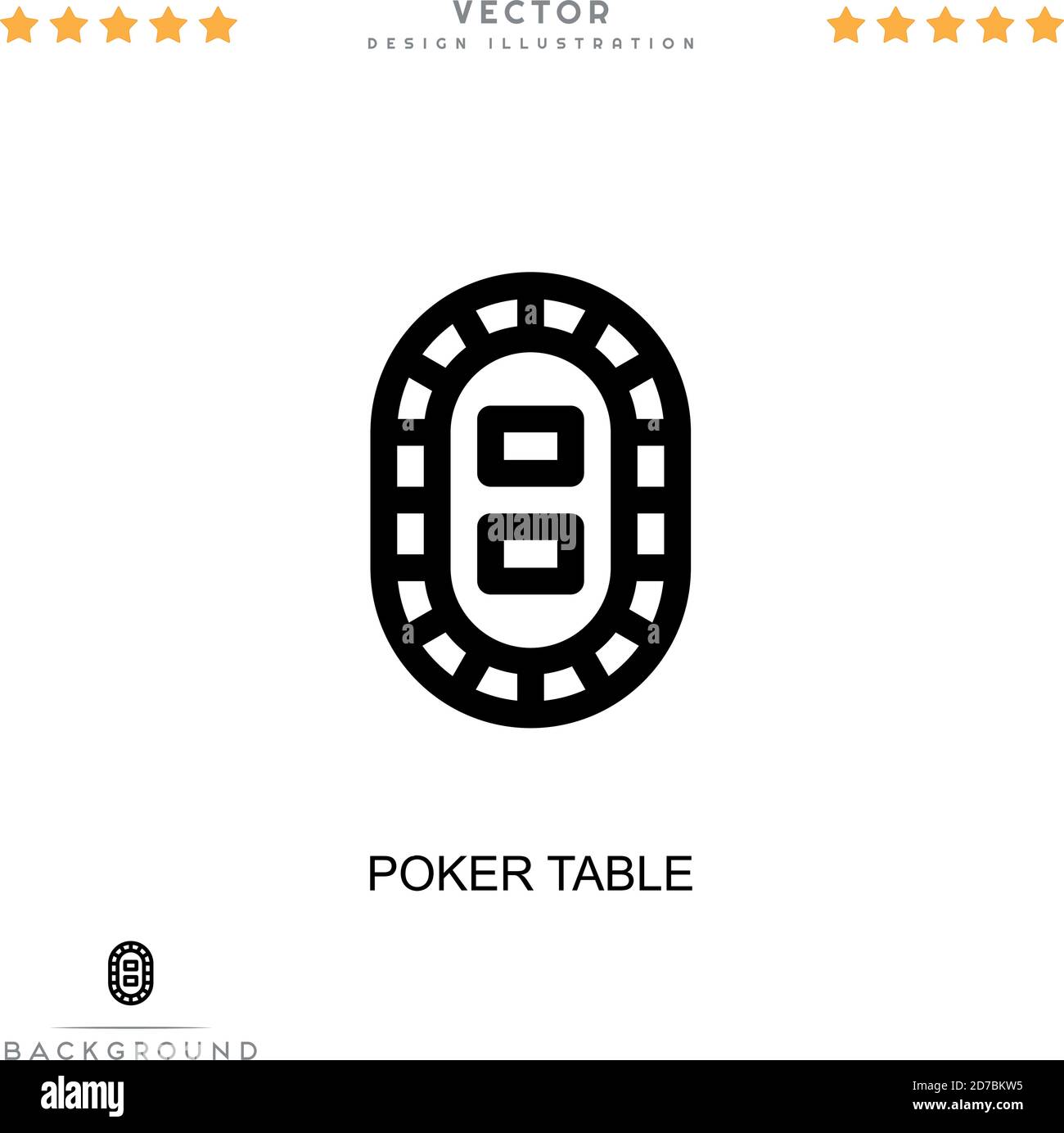 Poker table icon. Simple element from digital disruption collection ...