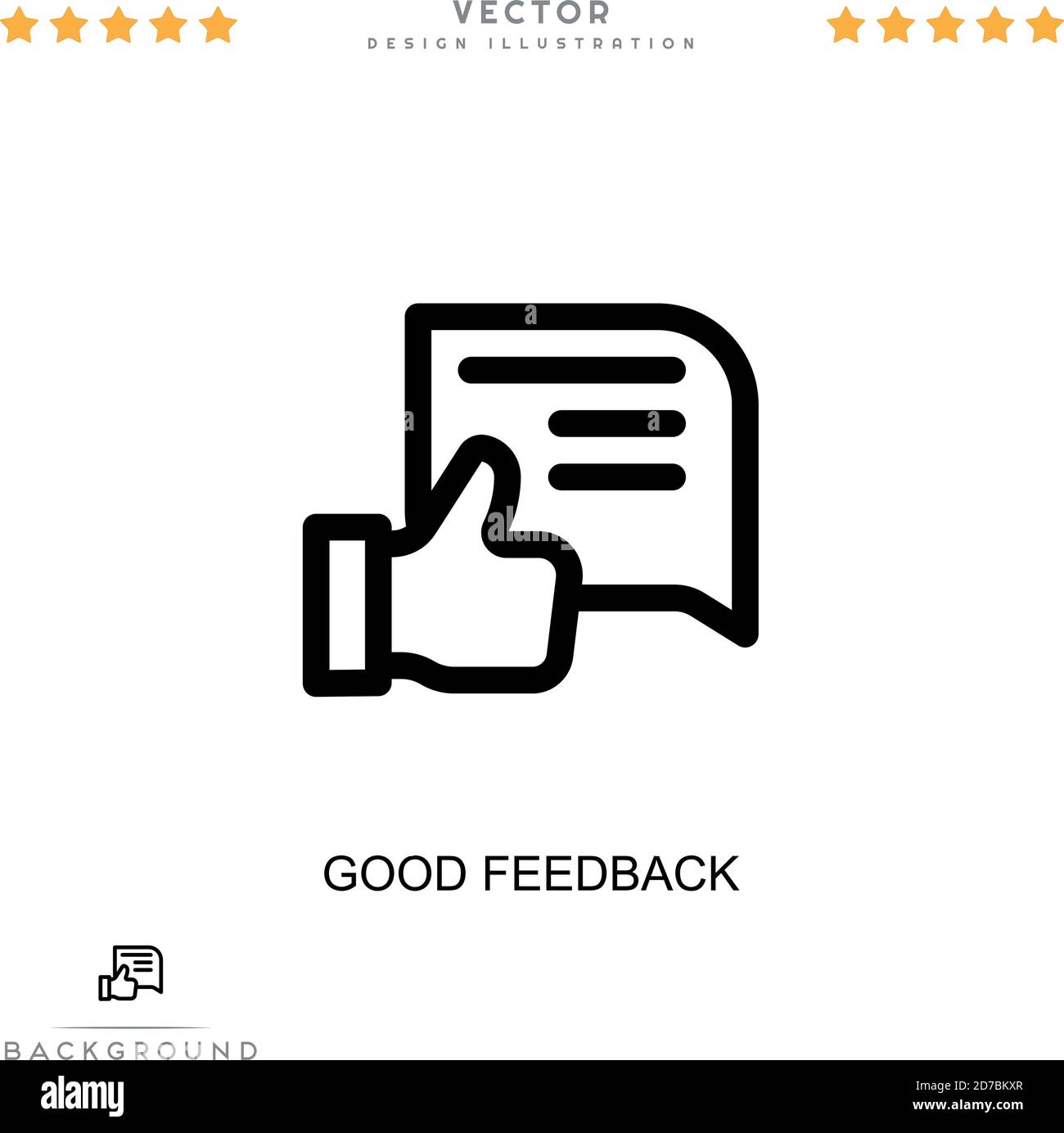 Good feedback icon. Simple element from digital disruption collection ...