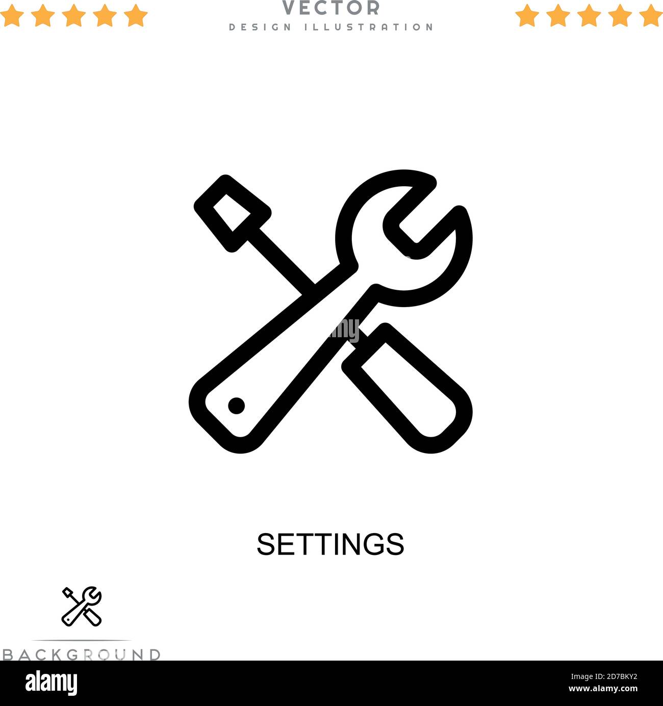 Settings icon. Simple element from digital disruption collection. Line ...