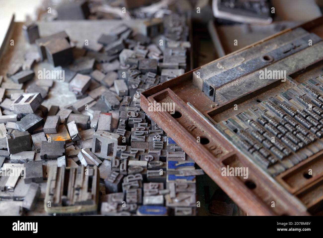 Metal Type Printing Press High Resolution Stock Photography and Images ...