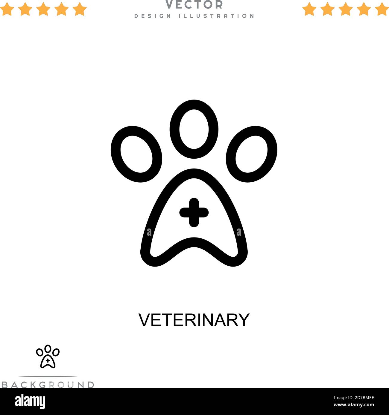 Veterinary icon. Simple element from digital disruption collection ...
