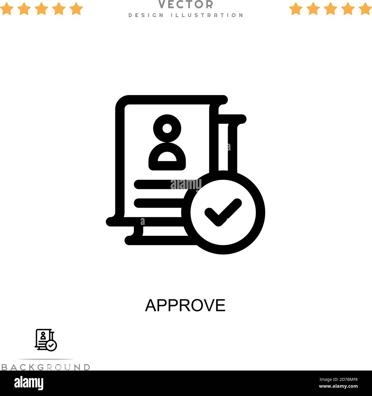 Approve icon. Simple element from digital disruption collection. Line ...