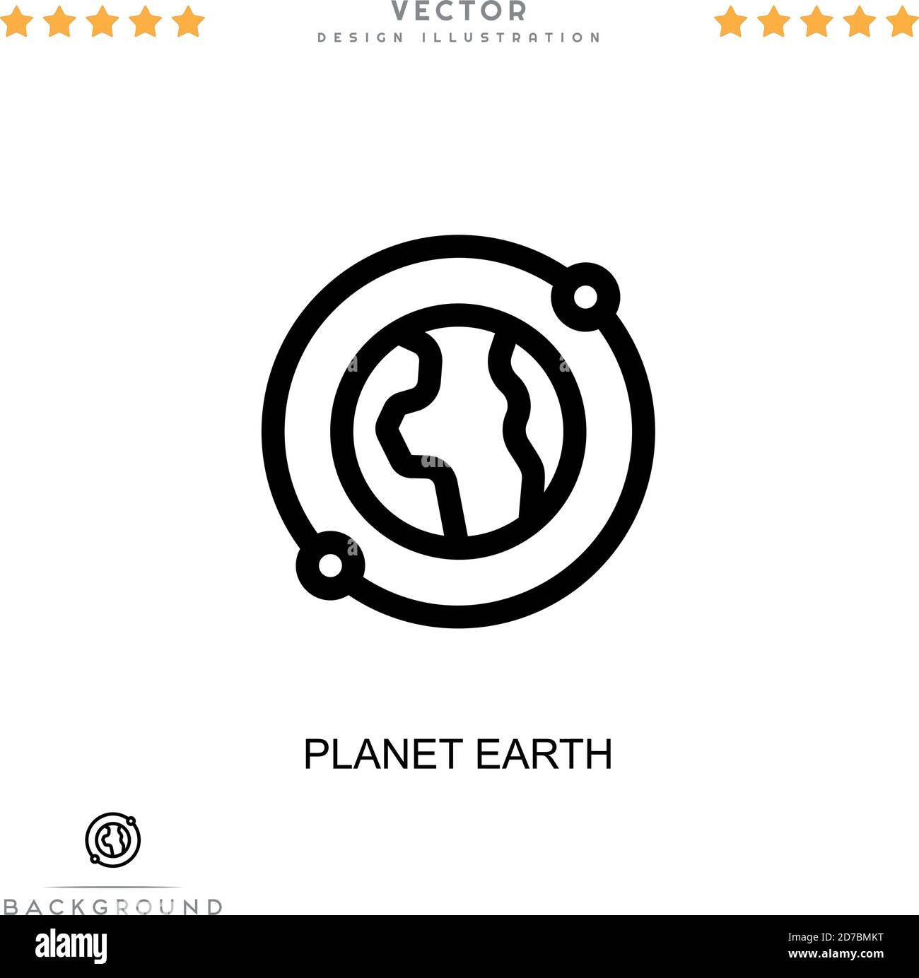 Planet earth icon. Simple element from digital disruption collection ...