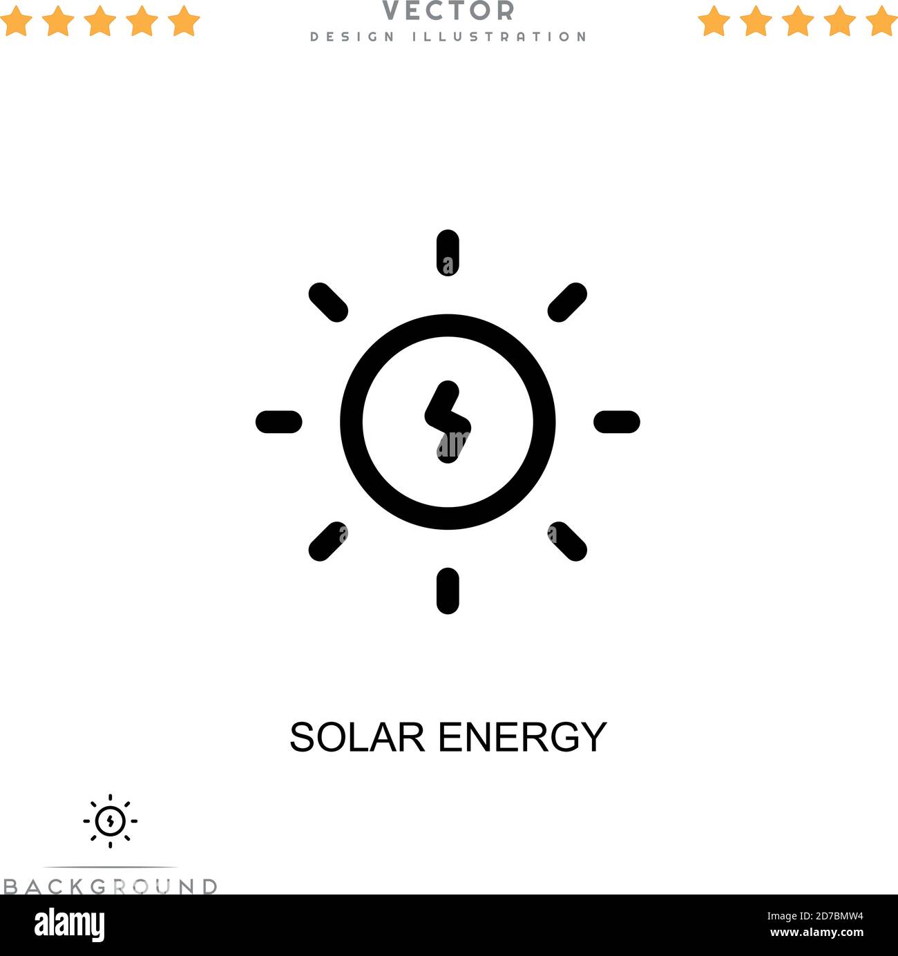 Solar energy icon. Simple element from digital disruption collection ...