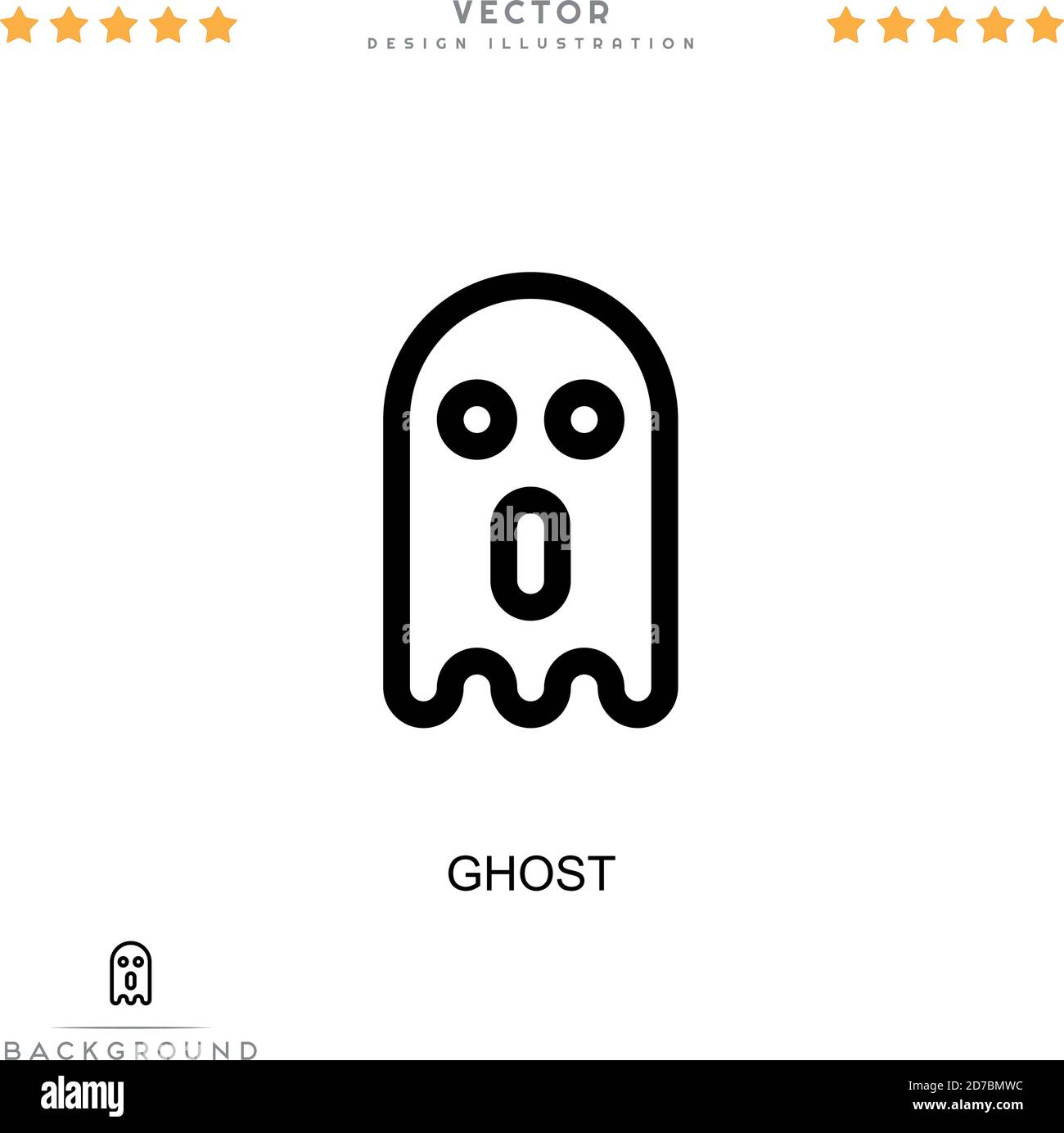 Ghost icon. Simple element from digital disruption collection. Line ...