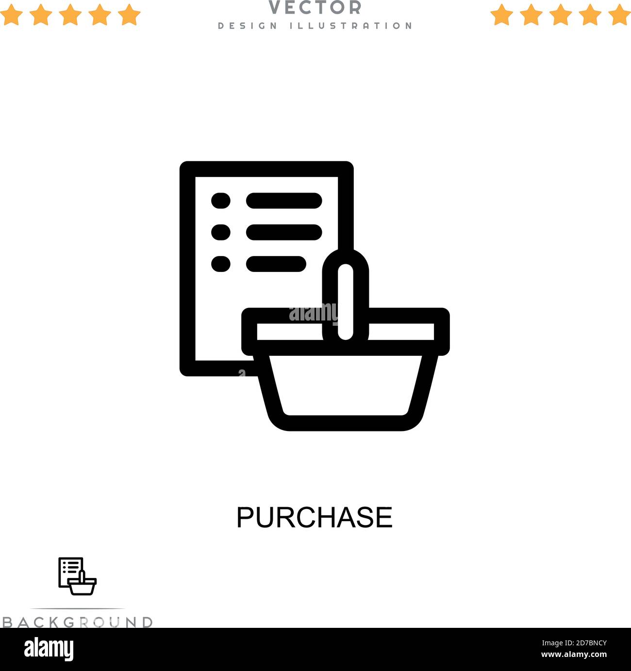 Purchase icon. Simple element from digital disruption collection. Line ...
