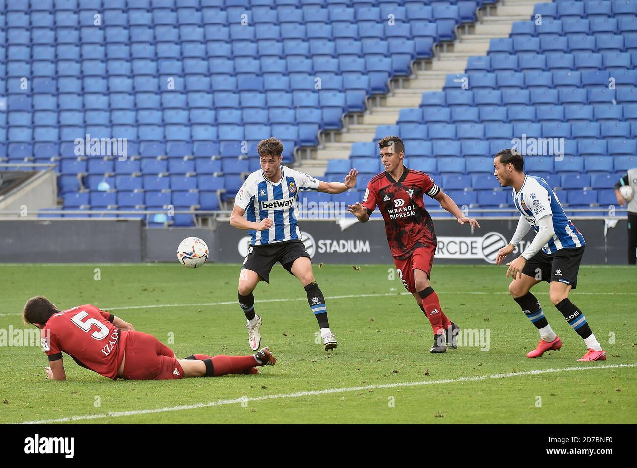 Barcelona, Spain. 21st Oct, 2020. Javi Puado of RCD Espanyol during the ...