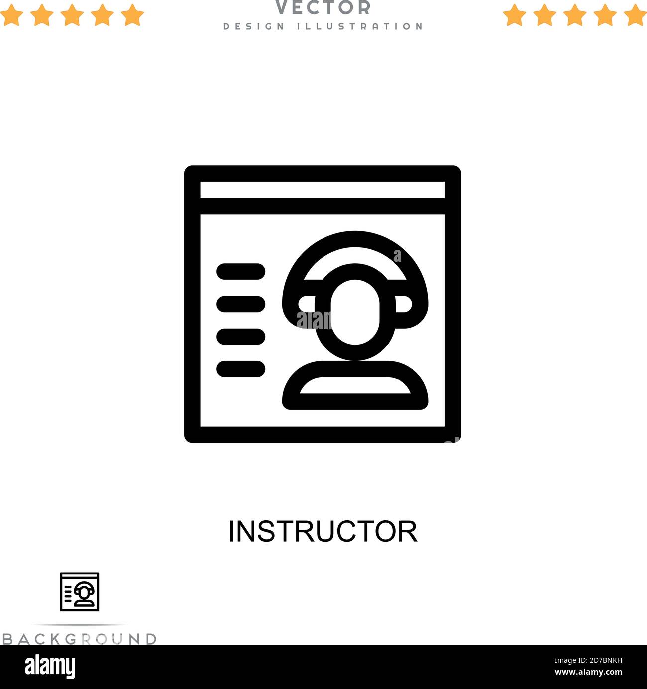 Instructor icon. Simple element from digital disruption collection ...