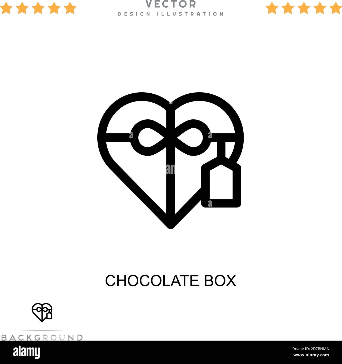 Chocolate box icon. Simple element from digital disruption collection ...