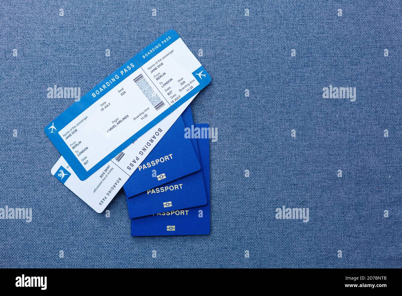 Macro shot of passport and boarding pass Stock Photo - Alamy