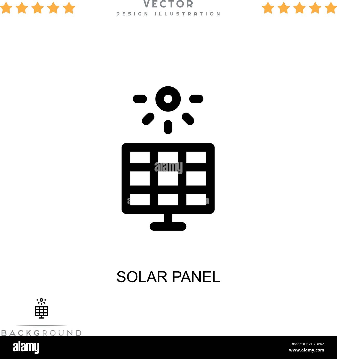 Solar panel icon. Simple element from digital disruption collection ...