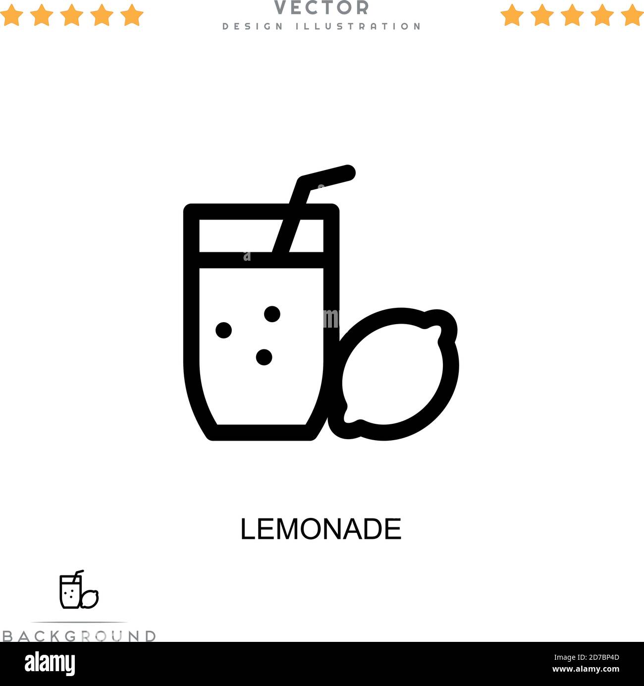 Lemonade icon. Simple element from digital disruption collection. Line ...