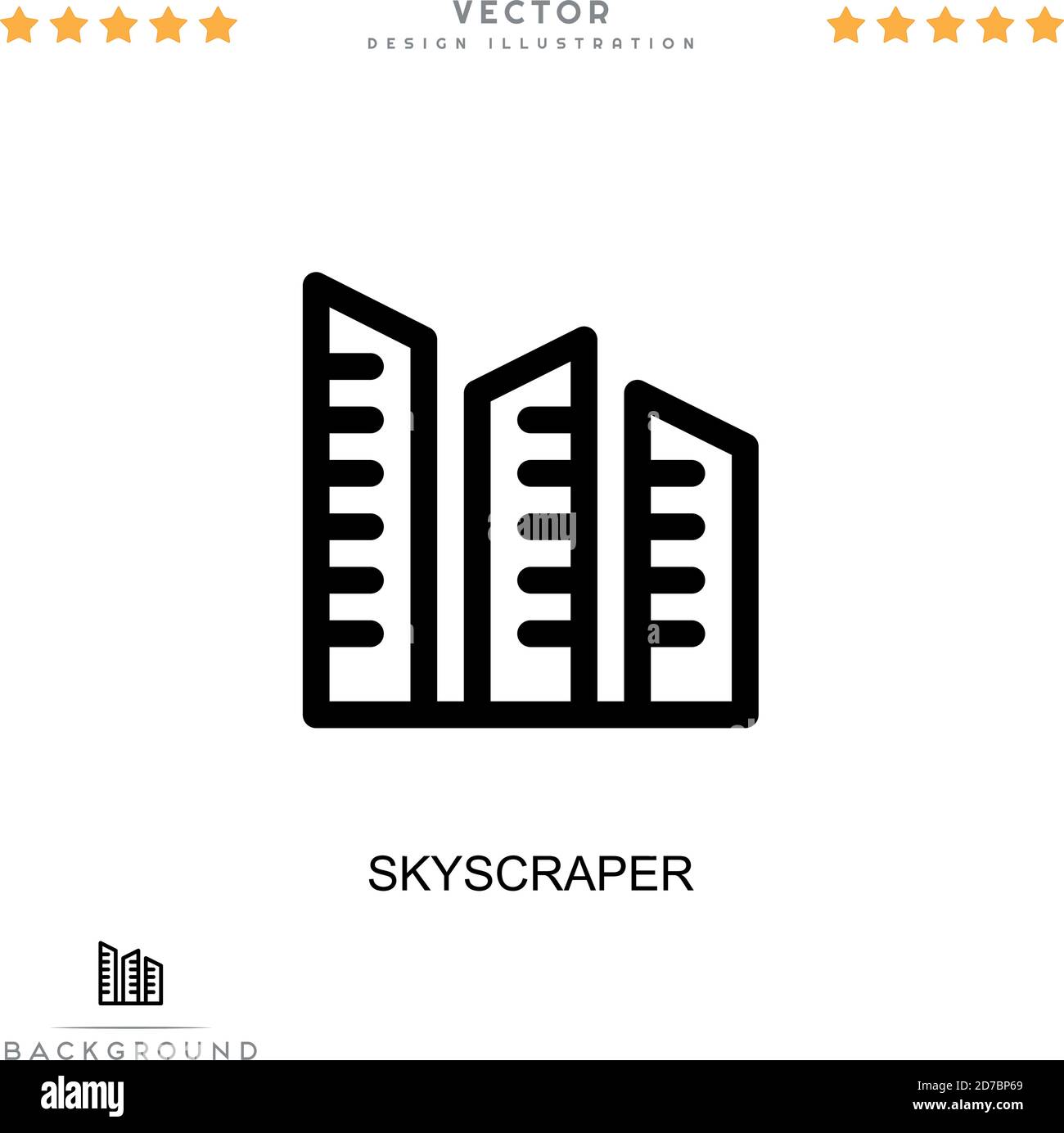 Skyscraper icon. Simple element from digital disruption collection ...