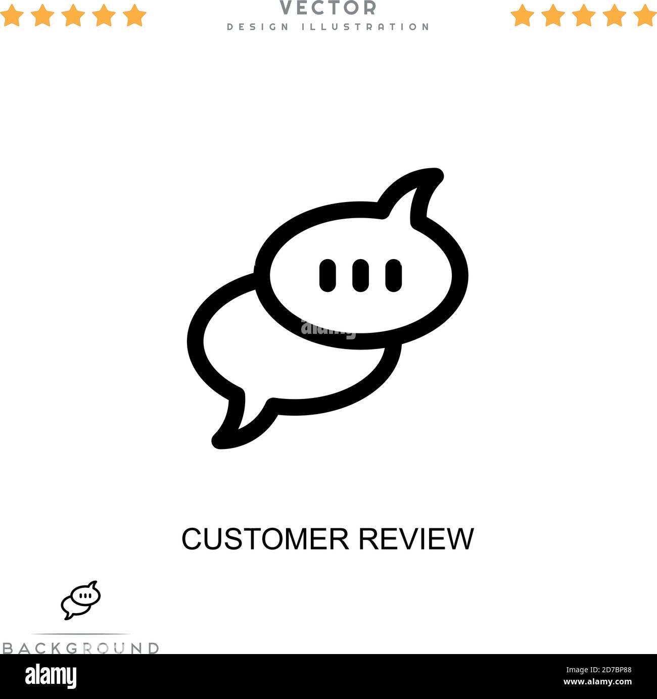 Customer review icon. Simple element from digital disruption collection ...
