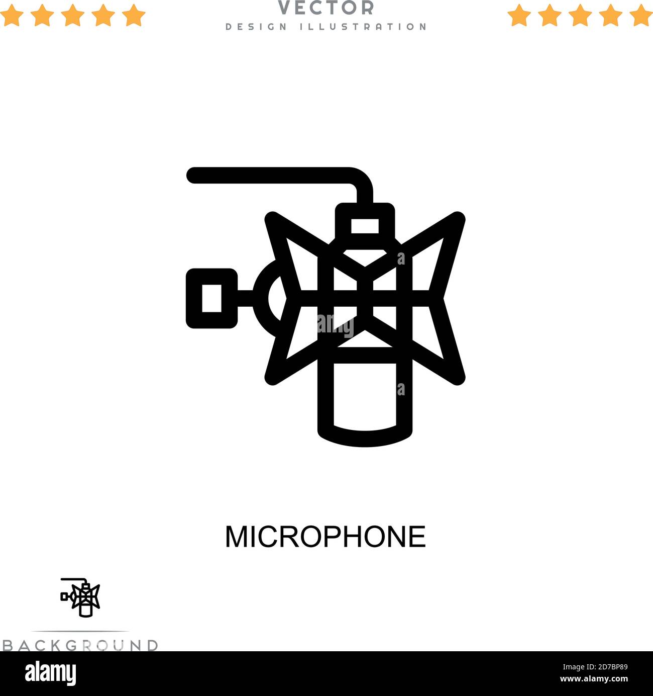 Microphone icon. Simple element from digital disruption collection ...