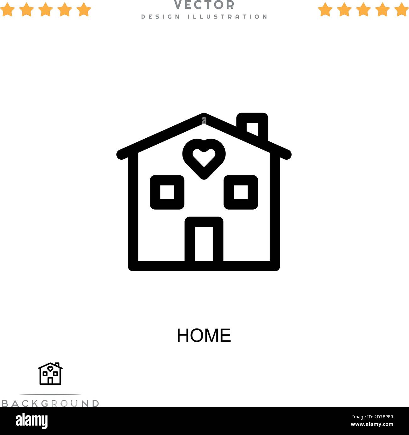 Home icon. Simple element from digital disruption collection. Line Home ...