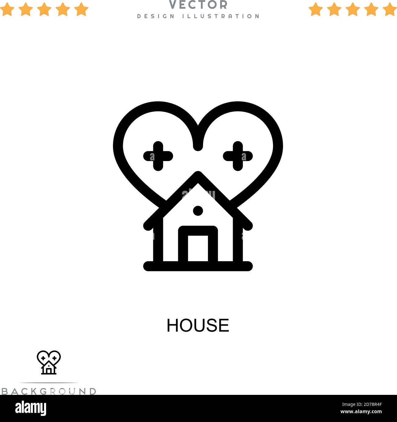 House icon. Simple element from digital disruption collection. Line ...