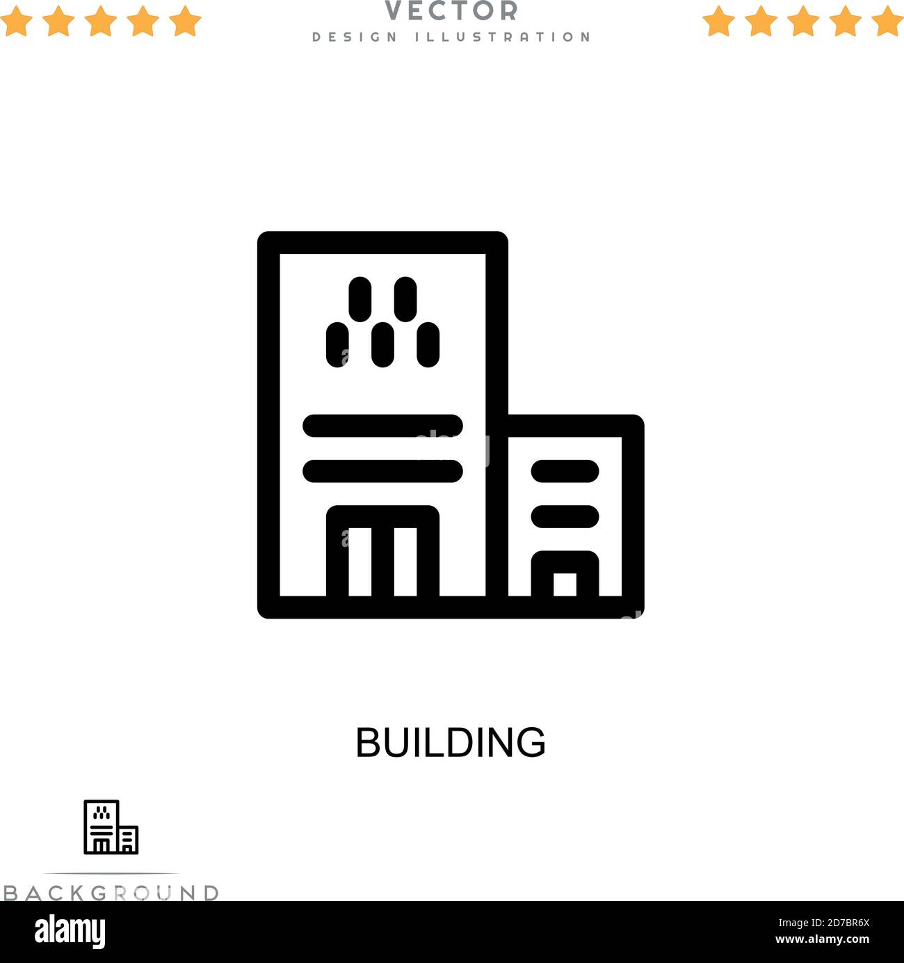 Building icon. Simple element from digital disruption collection. Line ...