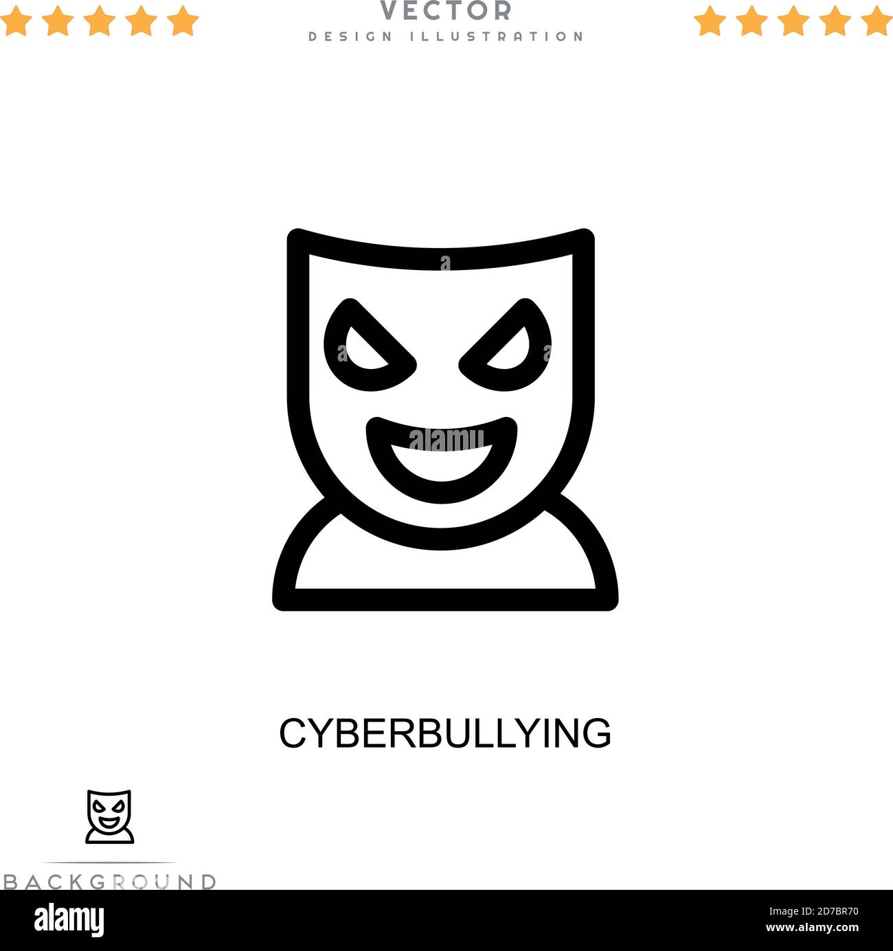 Cyberbullying icon. Simple element from digital disruption collection ...