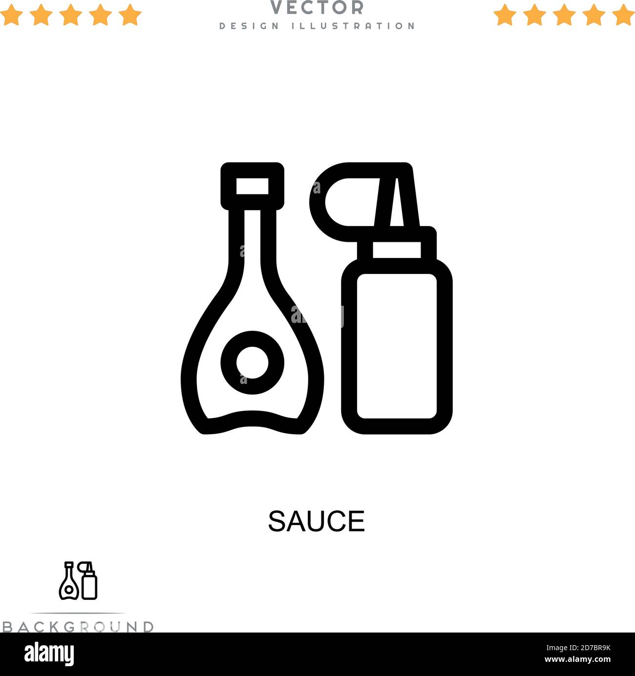 Sauce icon. Simple element from digital disruption collection. Line ...