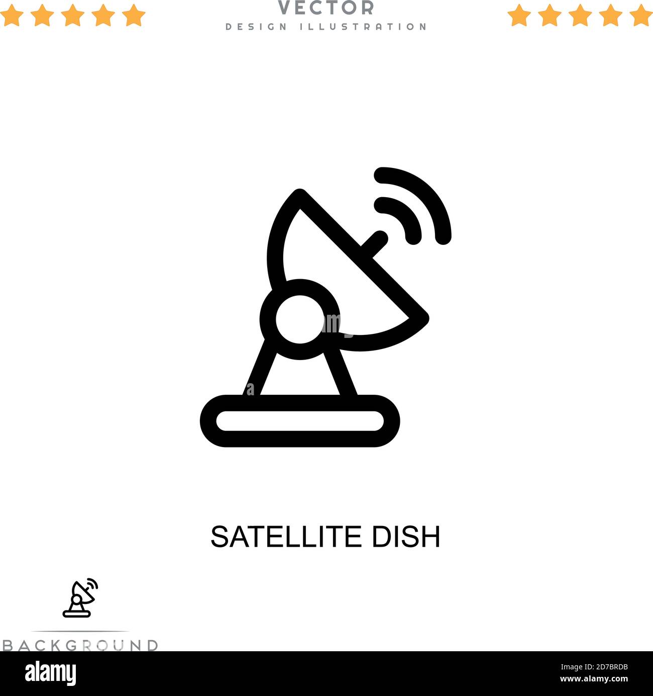 Satellite dish icon. Simple element from digital disruption collection ...