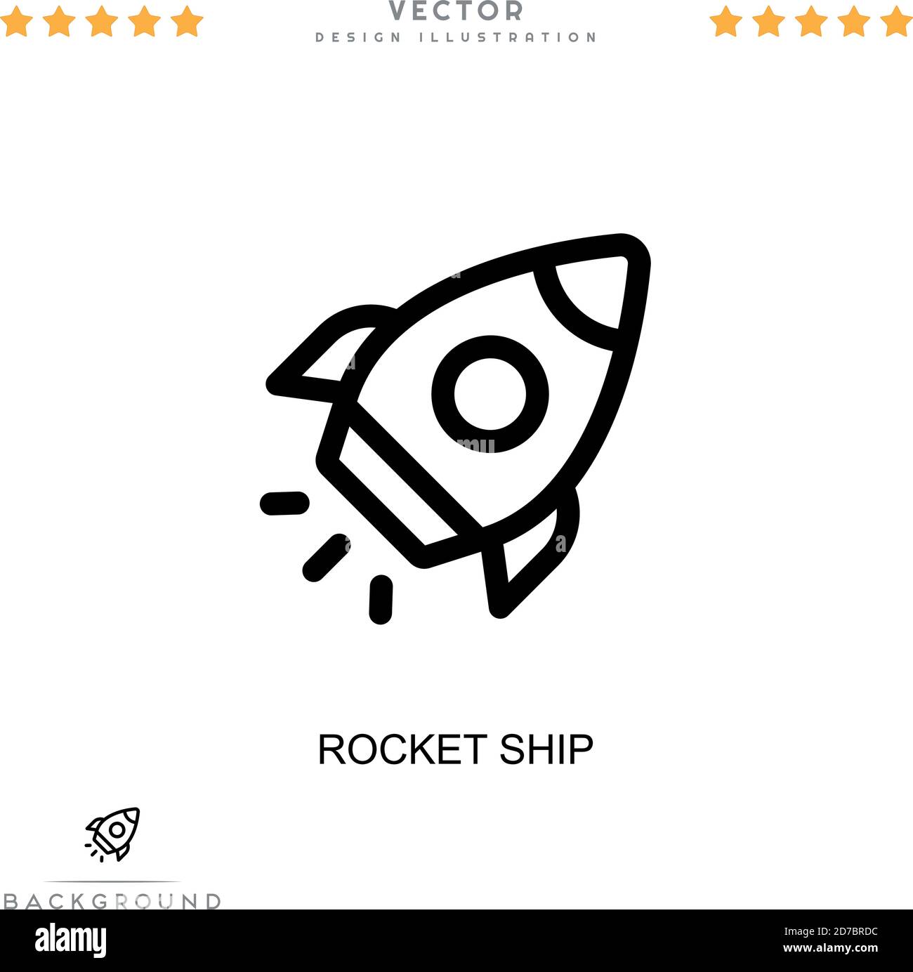Rocket ship icon. Simple element from digital disruption collection ...