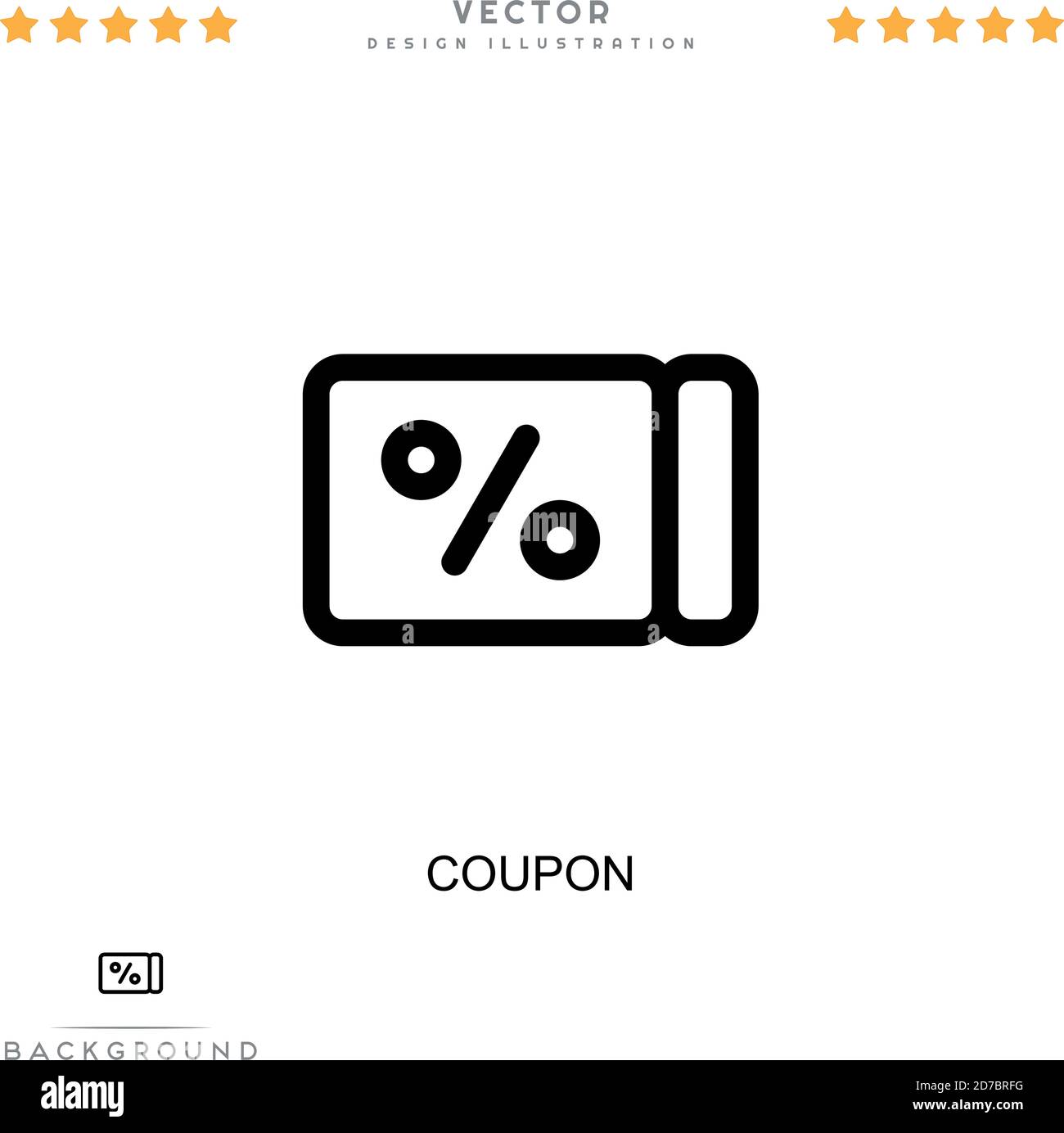 Coupon icon. Simple element from digital disruption collection. Line ...