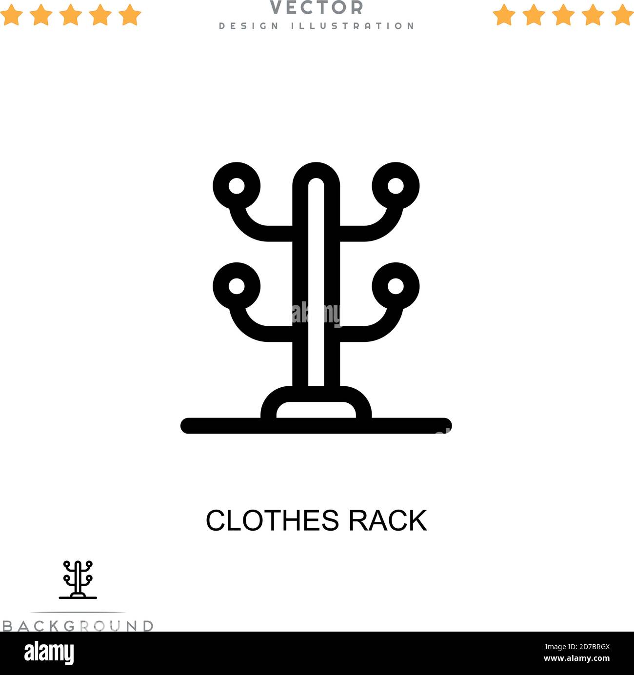 Clothes rack icon. Simple element from digital disruption collection ...
