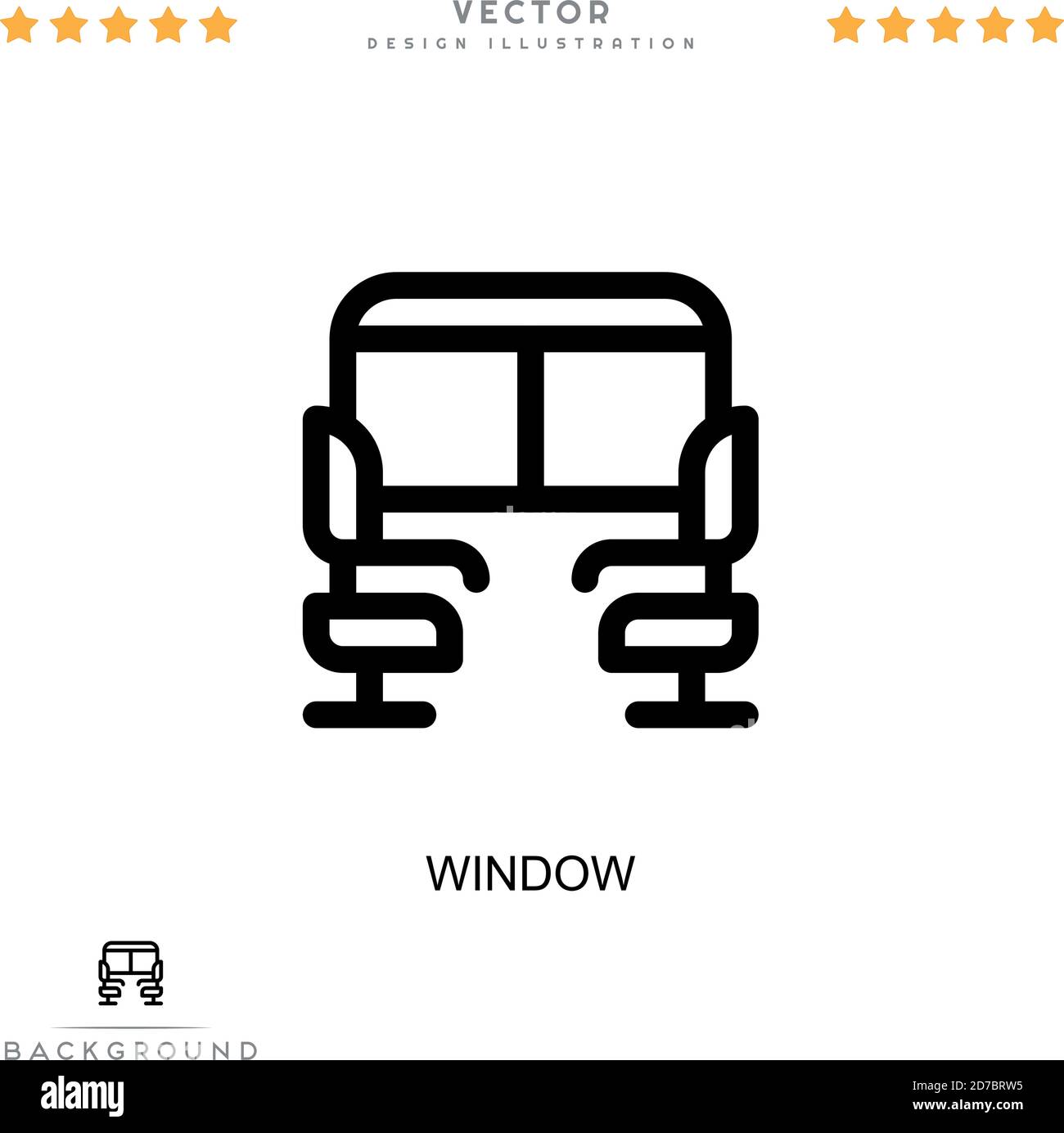 Window icon. Simple element from digital disruption collection. Line ...