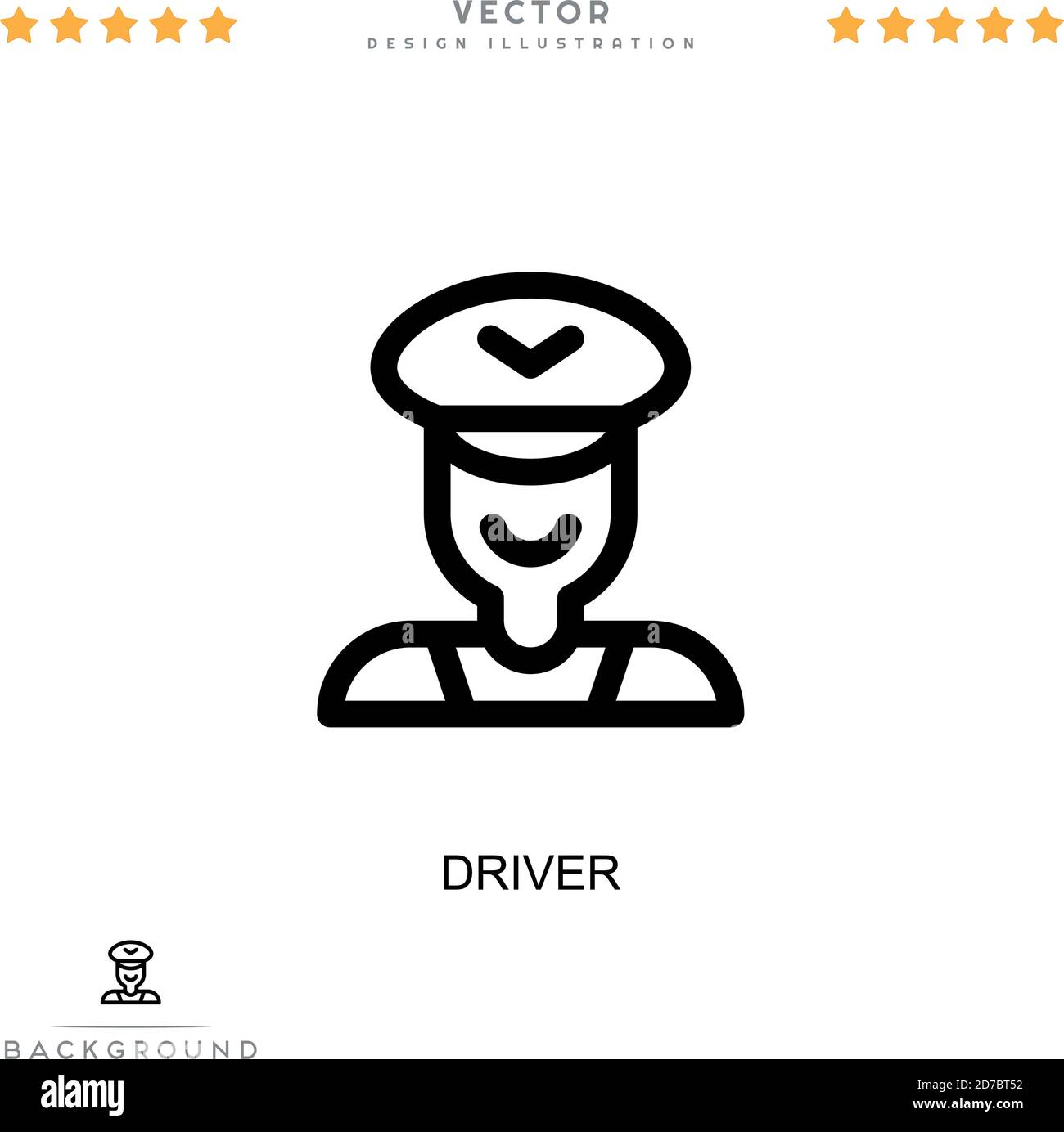 Driver icon. Simple element from digital disruption collection. Line ...