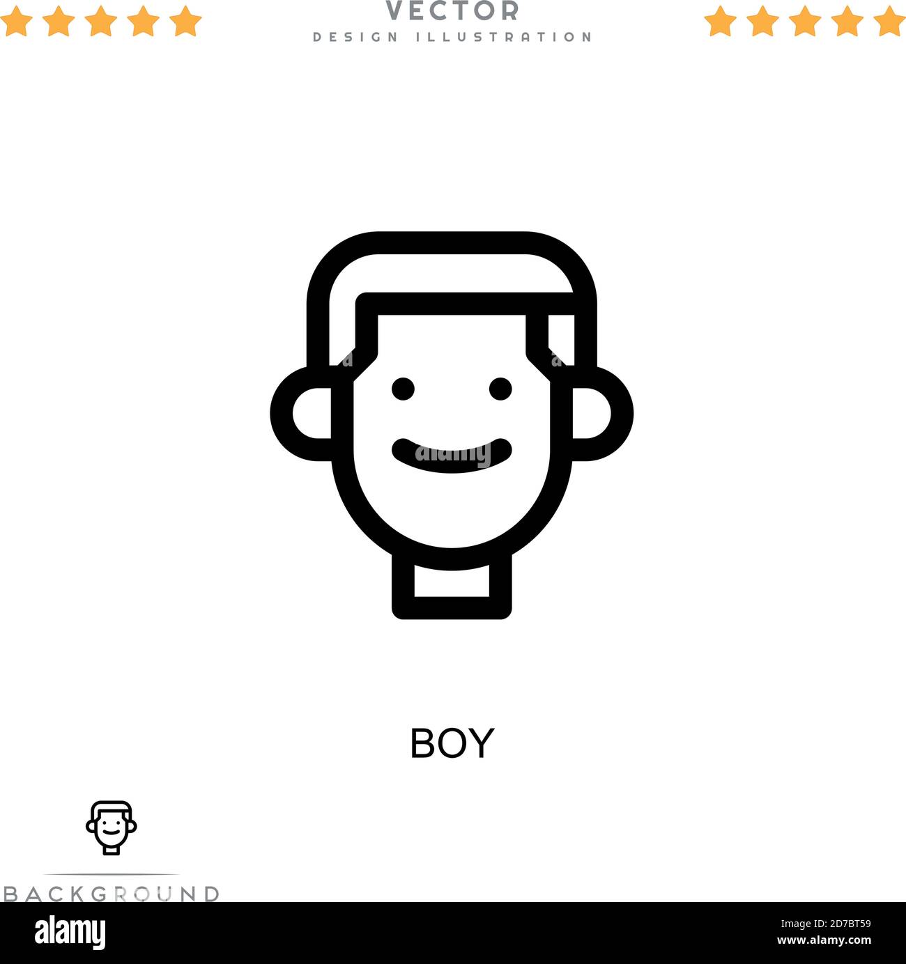 Boy icon. Simple element from digital disruption collection. Line Boy ...