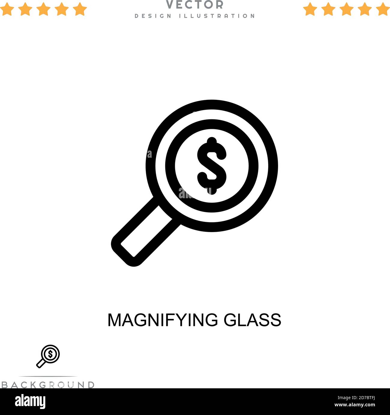 Magnifying glass icon. Simple element from digital disruption ...
