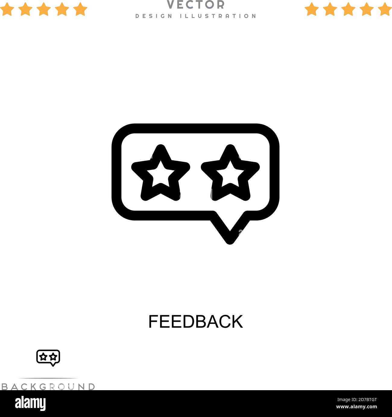 Feedback icon. Simple element from digital disruption collection. Line ...
