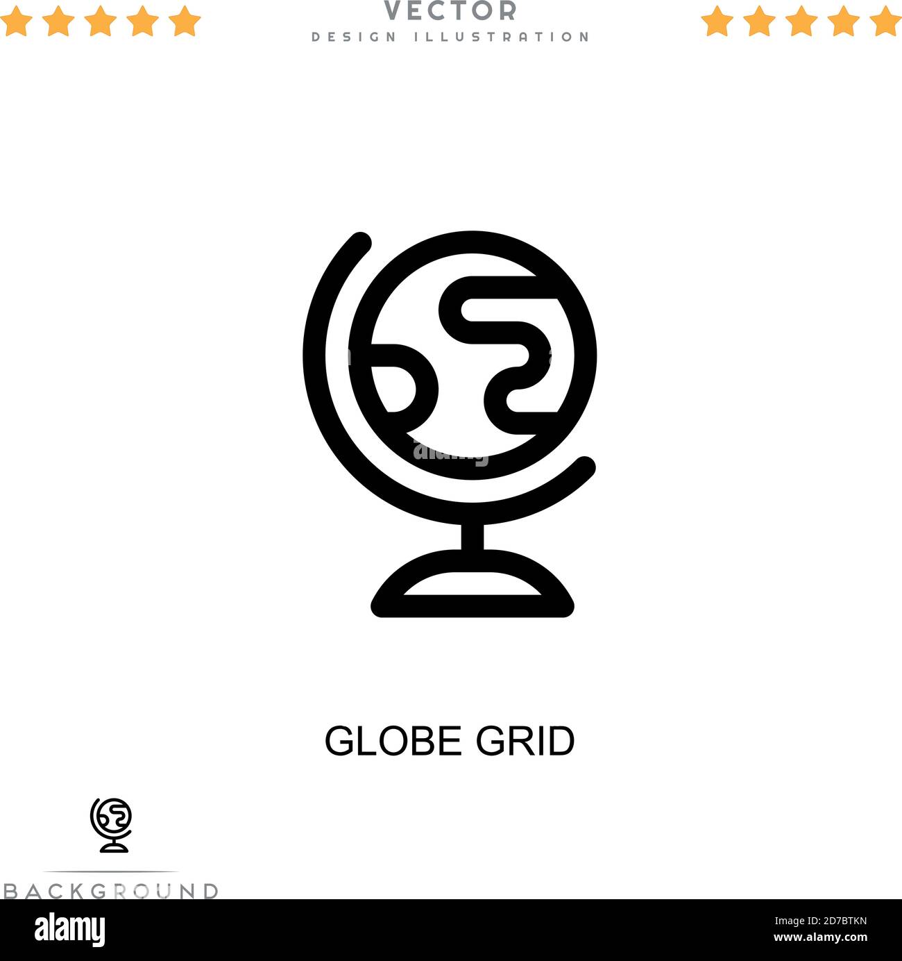 3d globe wire frame model Stock Vector Images - Alamy