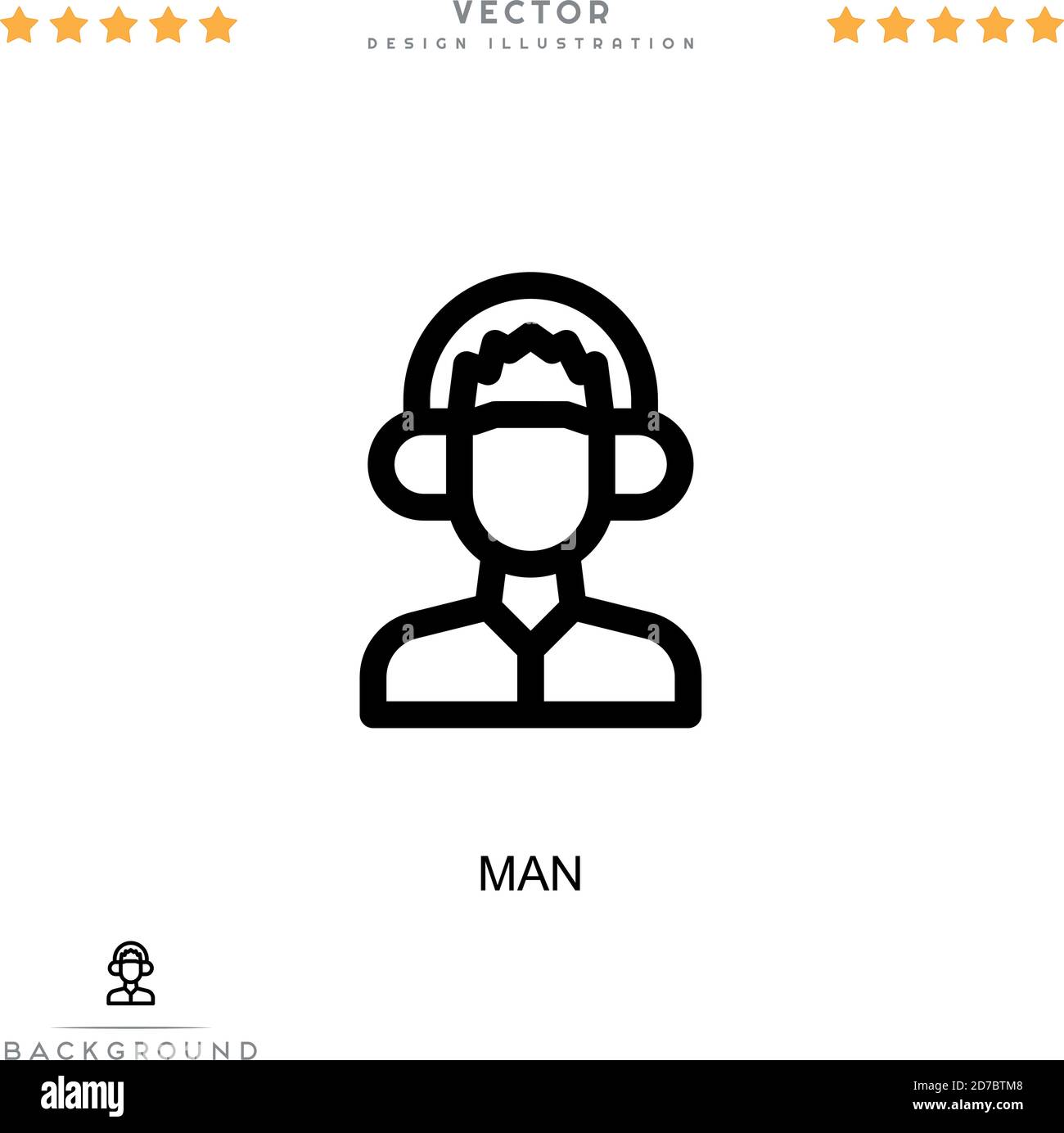 Man icon. Simple element from digital disruption collection. Line Man ...