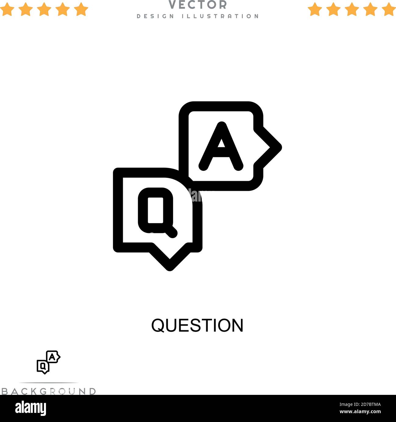 Question icon. Simple element from digital disruption collection. Line ...