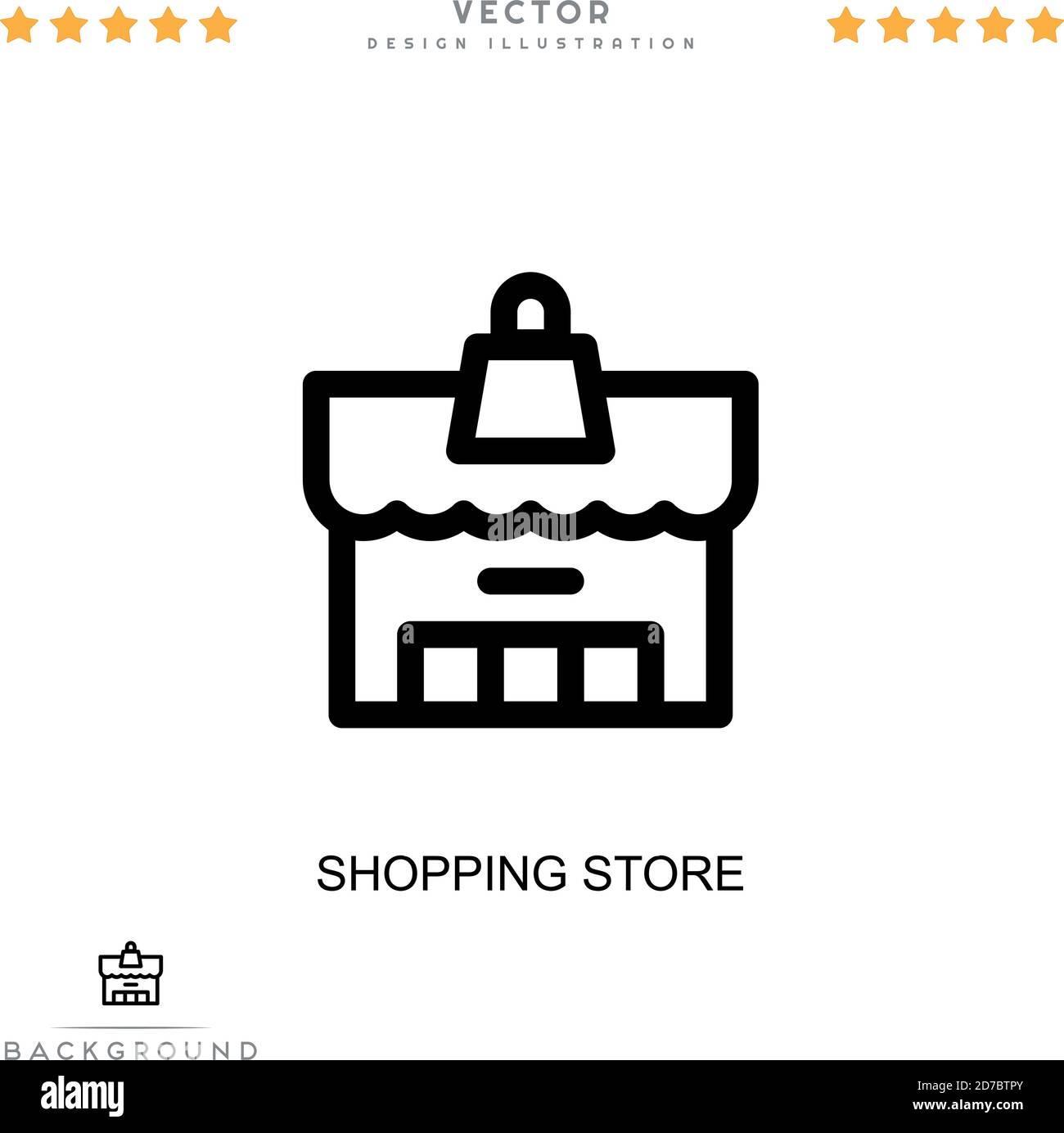Shopping store icon. Simple element from digital disruption collection ...