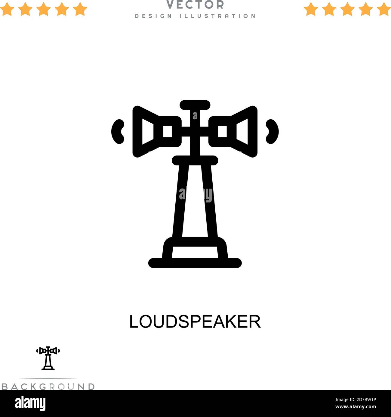 Loudspeaker icon. Simple element from digital disruption collection ...