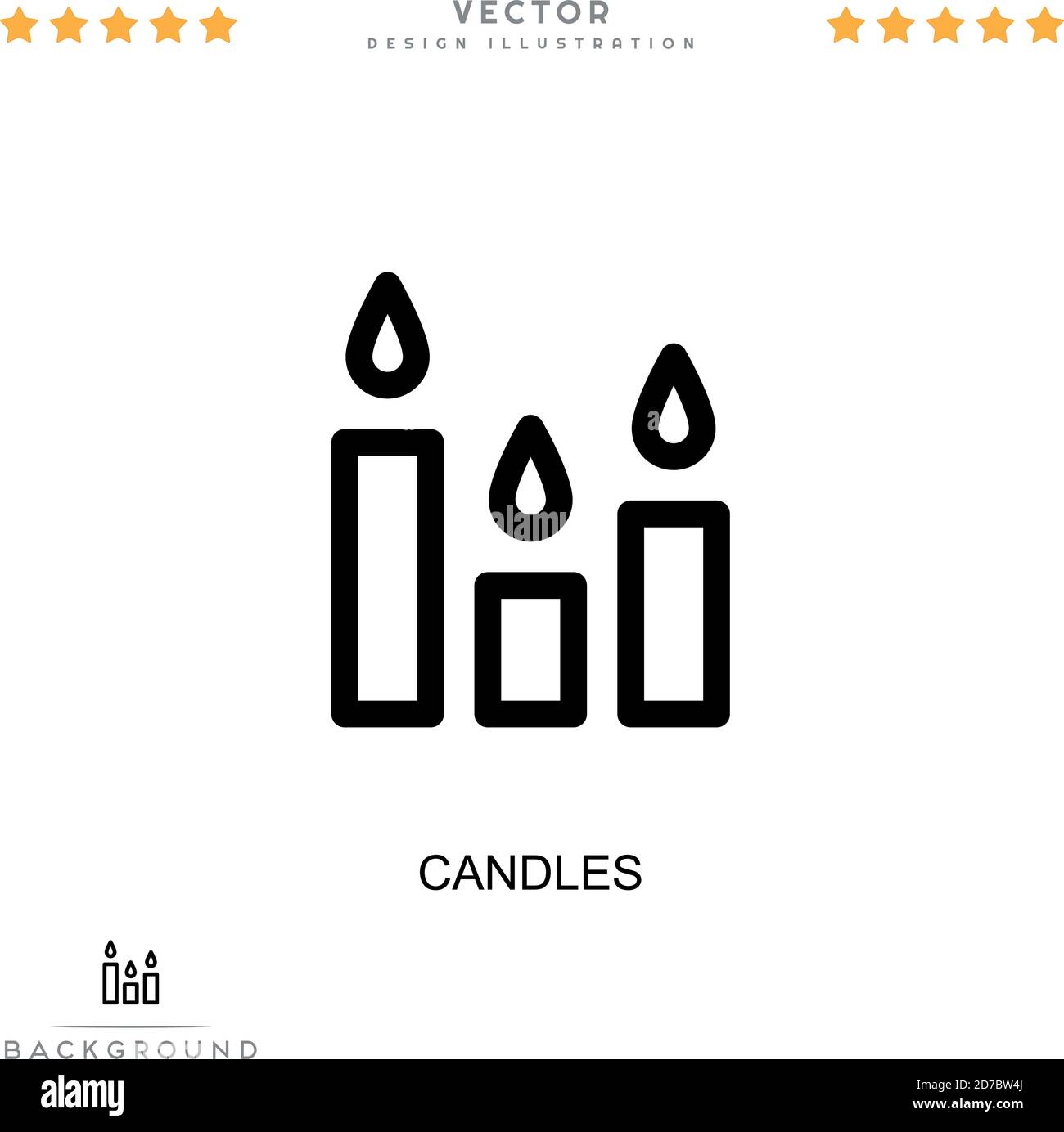 Candles icon. Simple element from digital disruption collection. Line ...