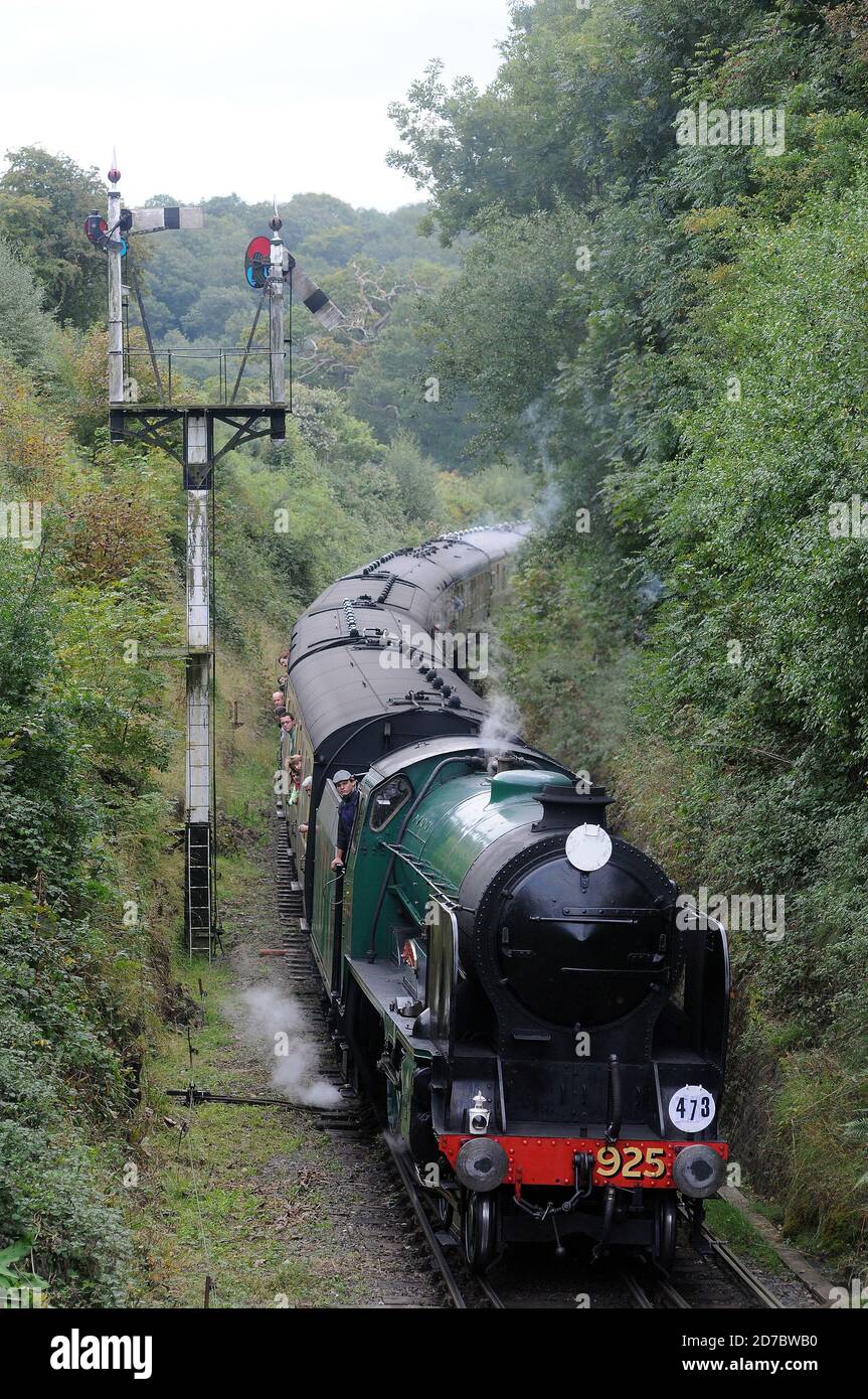 "Cheltenham" approaching Arley with a Kidderminster Town - Bridgnorth ...