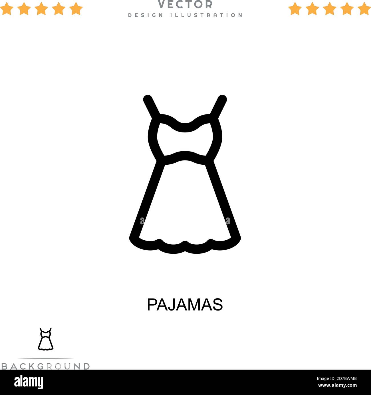 Pajamas icon. Simple element from digital disruption collection. Line ...