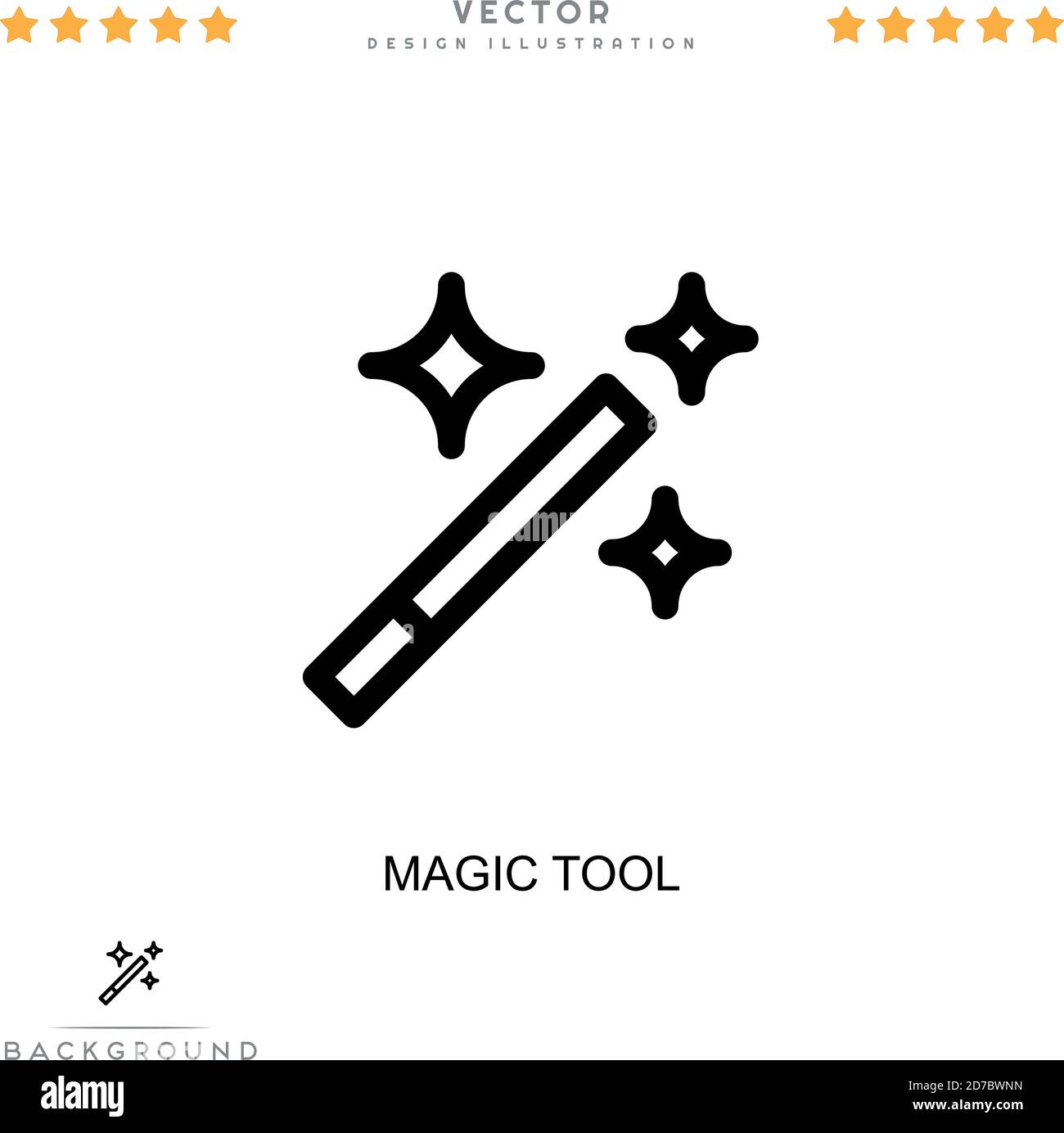 Magic tool icon. Simple element from digital disruption collection ...