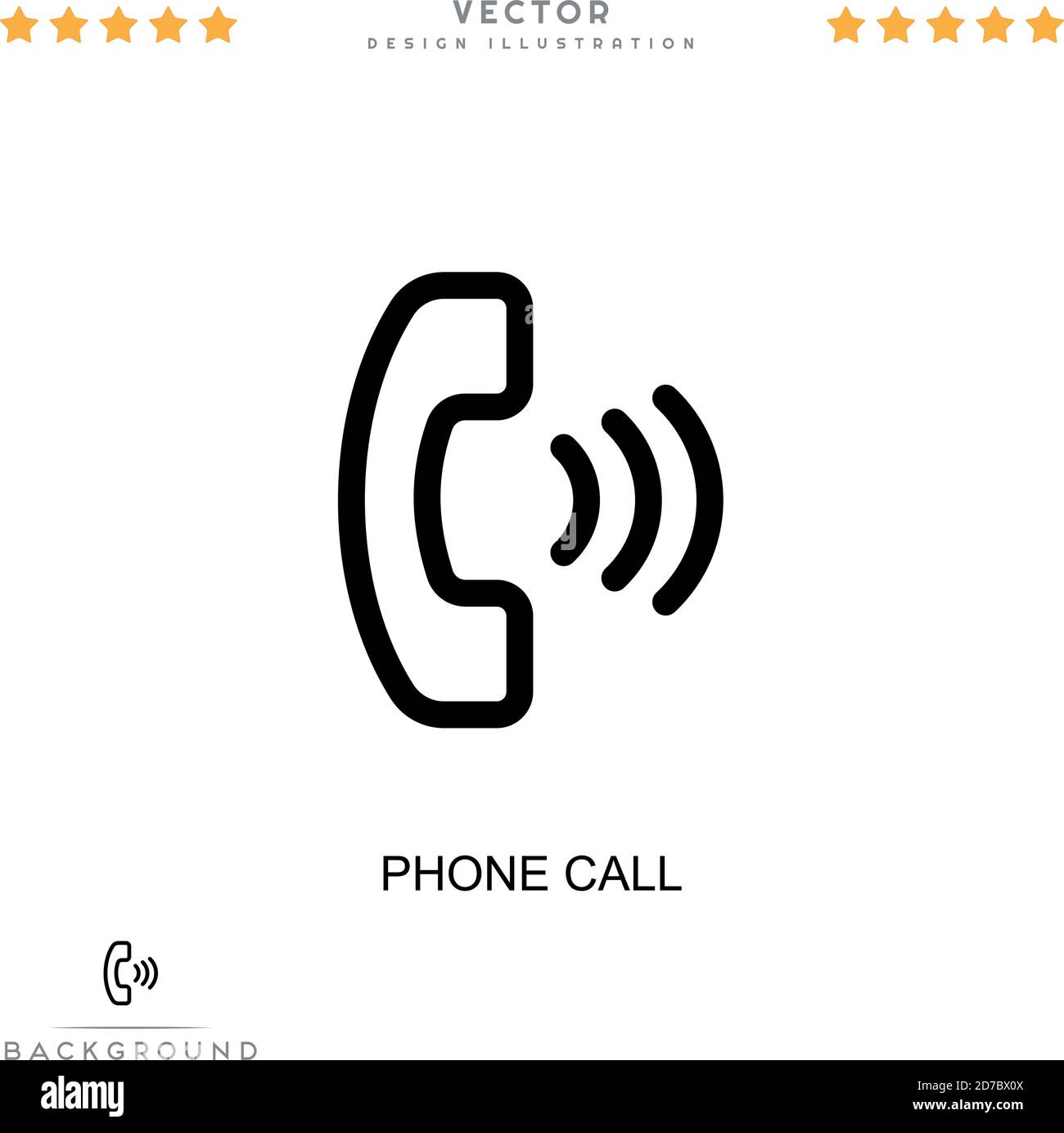 Phone call icon. Simple element from digital disruption collection ...