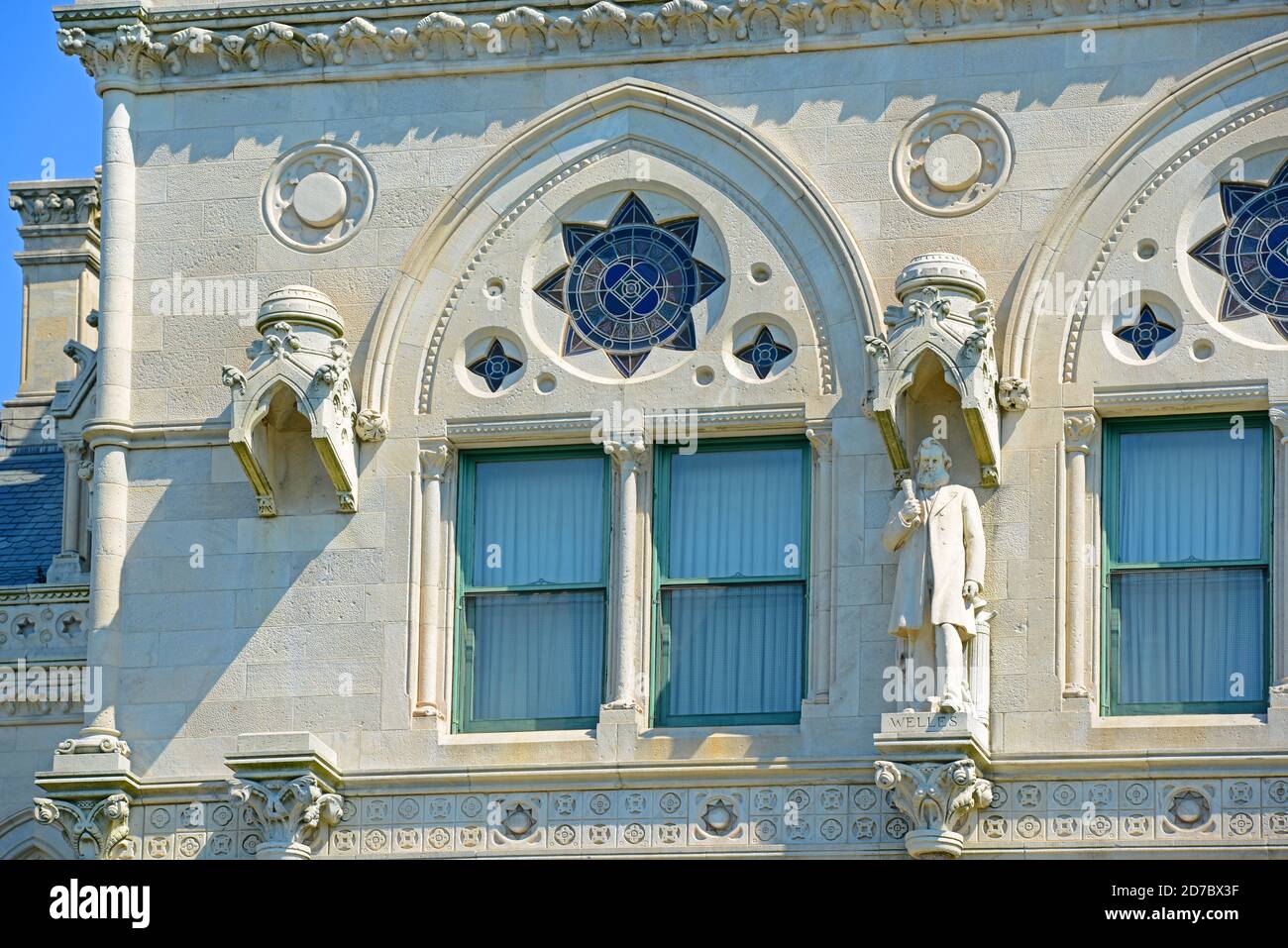 Connecticut State Capitol, Hartford, Connecticut, USA. This building ...