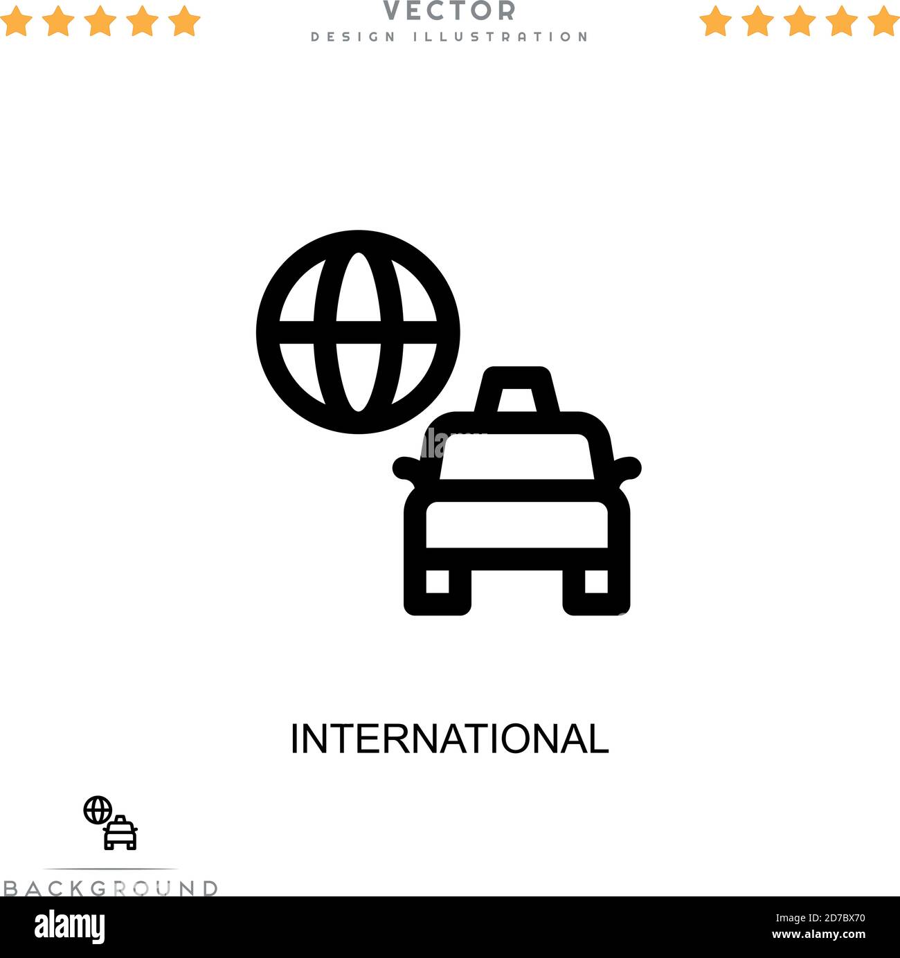 International icon. Simple element from digital disruption collection ...