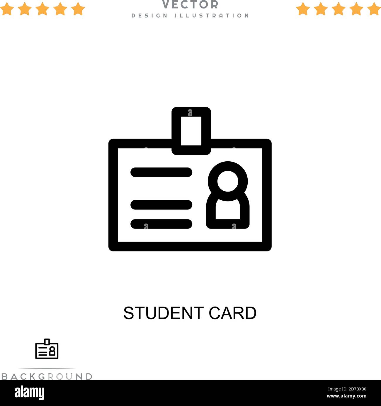 Student card icon. Simple element from digital disruption collection ...