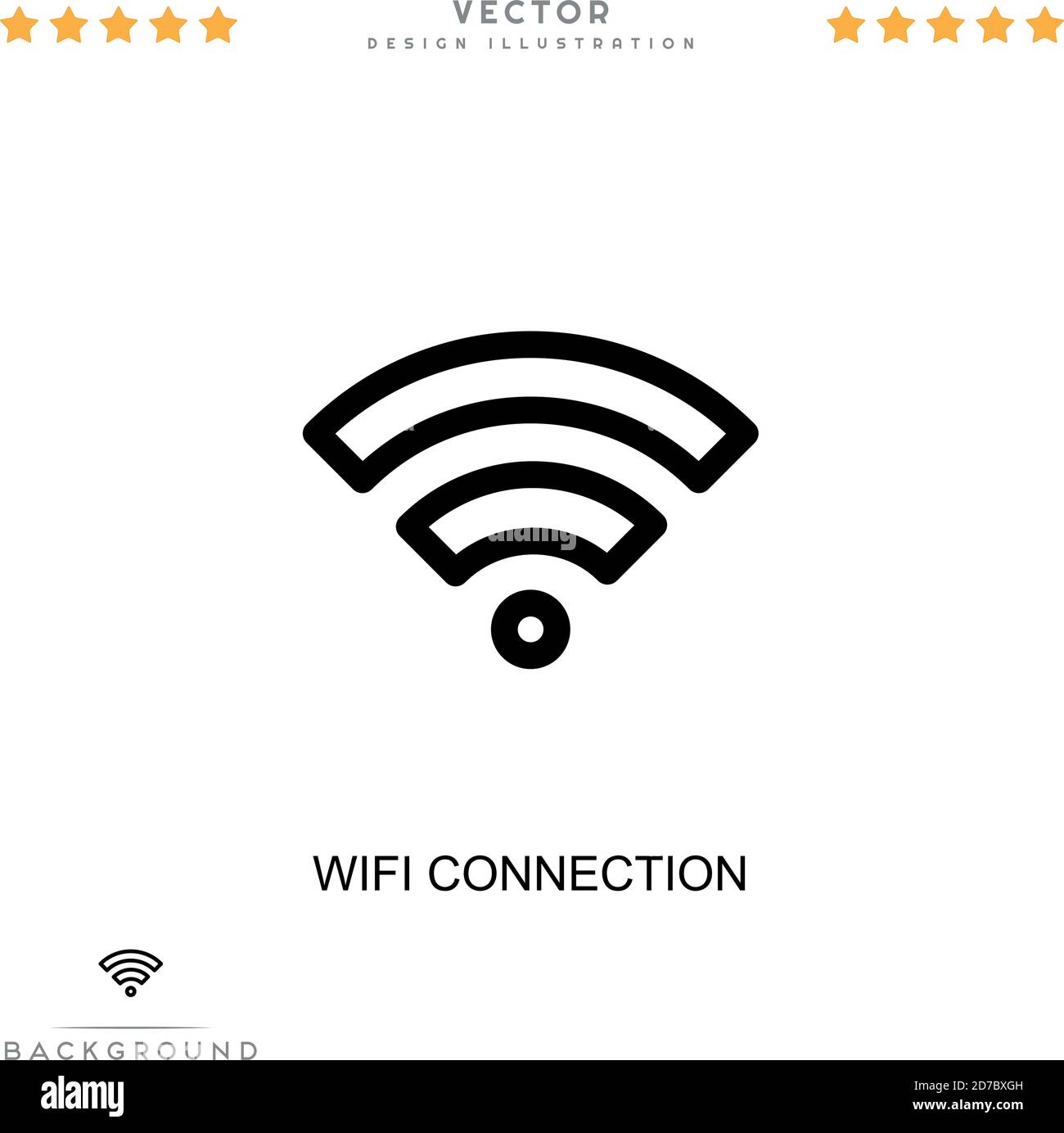 Wifi connection icon. Simple element from digital disruption collection ...