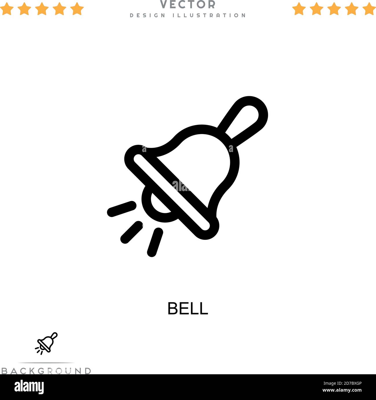 Bell icon. Simple element from digital disruption collection. Line Bell ...