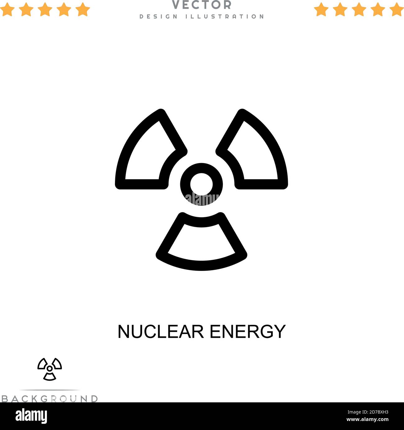 Nuclear energy icon. Simple element from digital disruption collection ...